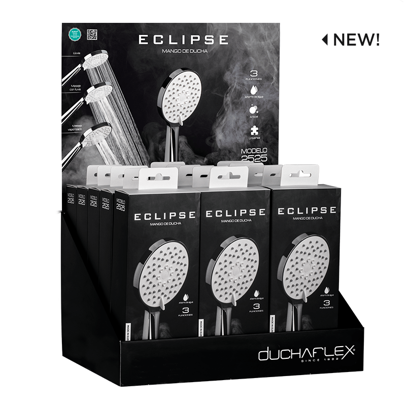 EXPOSITOR MANGO DE DUCHA ECLIPSE - Duchaflex®