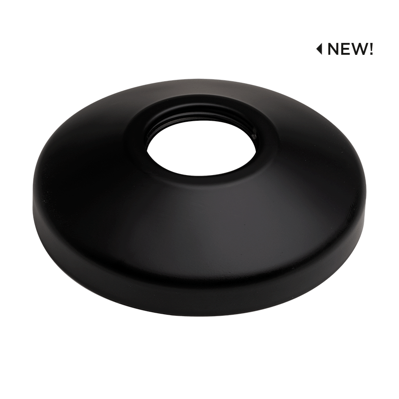 FLORÓN INOX MEDIDAS ESPECIALES NEGRO MATE - Duchaflex®